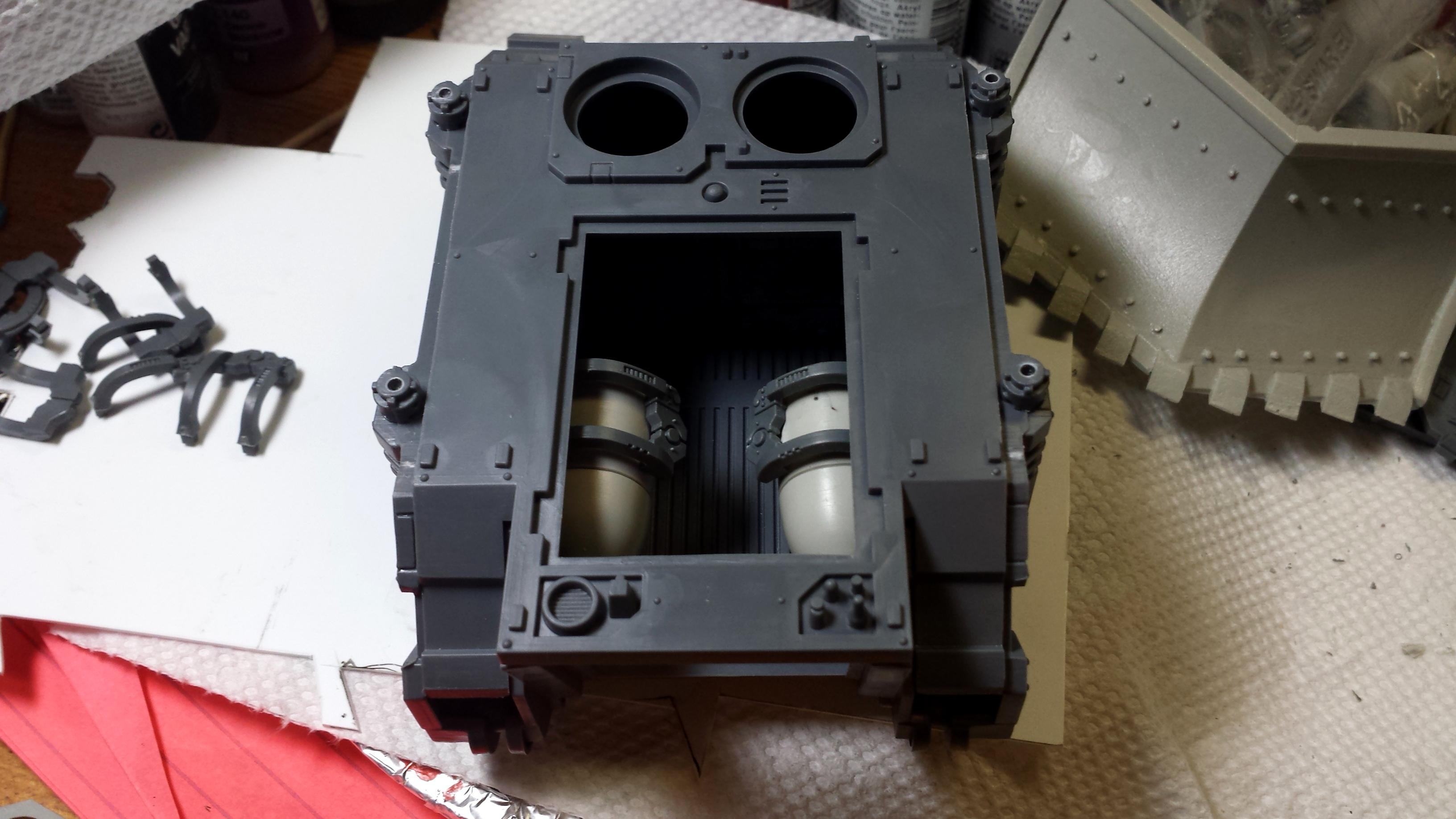 Conversion, Razorback, Rhino, Space Marines, Support Vehicle, Vindicator - vindicator support ...